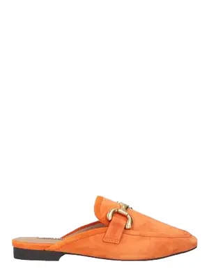 BIBI LOU Suede Mules - Orange