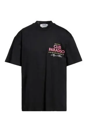 MSGM T-shirt Size Cotton - Black