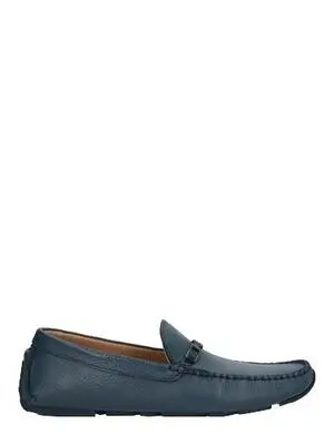 BALDININI Leather Loafers - Navy