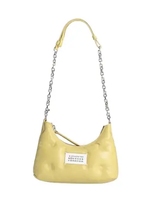 MAISON MARGIELA Hobo Bag In Leather With Brand Logo - Green