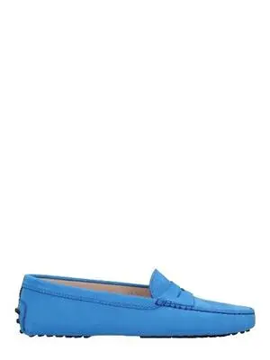 TOD'S Leather Driving Loafers - Blue