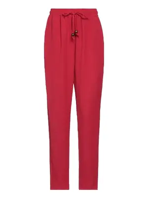 ANGELA MELE MILANO Tapered Leg Trousers - Red