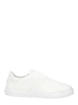 Hogan Leather Slip-On Sneakers White