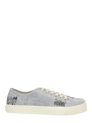 MAISON MARGIELA Woman Sneakers Blue Size 9 Textile Fibers Blue