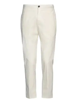 BE ABLE Man Pants Sand Size 33 Cotton, Elastane White