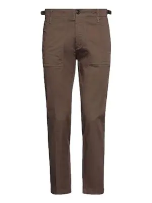 GRIFONI Man Pants Midnight Blue Size 30 Cotton, Elastane Brown