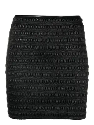 Nanushka Ceara Mini Skirt - Black