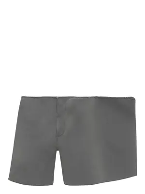 JW Anderson Side-panel Cotton Shorts - Grey