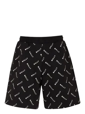 Bally Logo-print Track Shorts - Black