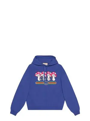 Gucci Hooded Sweatshirt - Blue