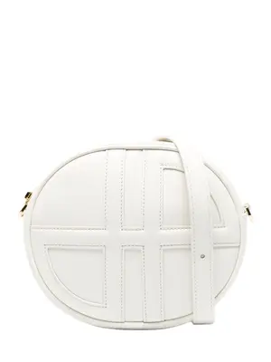 Patou Jp Monogram Leather Crossbody Bag - Neutrals