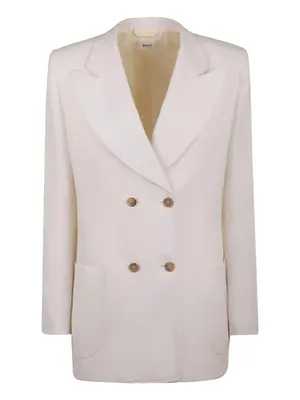 BALLY Bally Double-Breasted Linen Blazer