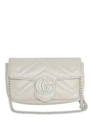 Gucci Gg Marmont Matelasse Bag - White