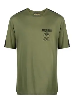 Moschino Double Question Mark Cotton T-shirt - Green