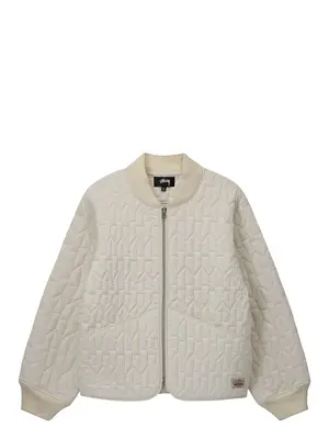StÜssy Quilted Liner Jacket - Cream