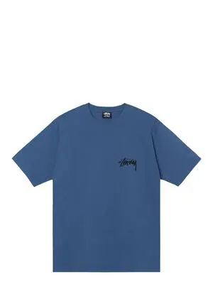 StÜssy Burning Stock Tee 'midnight - Blue