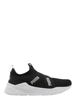 PUMA Wired Run Slip-on Sneakers - Black