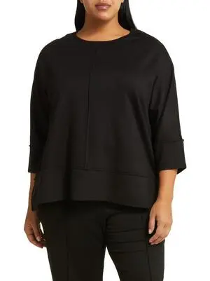 Jones New York Serenity Knit Top - Jones Black