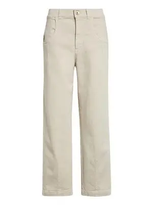 Eleventy Straight Leg Bull Pants - Sand