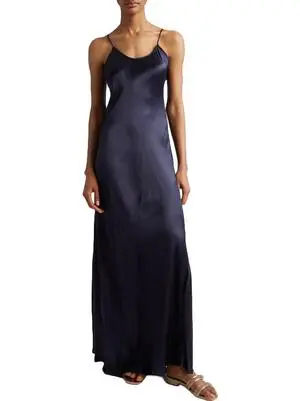 ELEVENTY Eleventy Silk Charmeuse Slip Dress