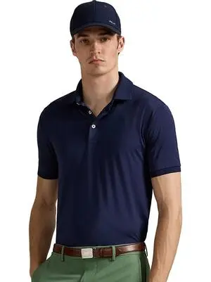 Ralph Lauren Tailored Fit Performance Polo Shirt Refined Navy