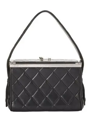 CHANEL Quilted Lambskin Box Vanity Small