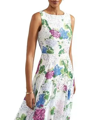 HOBBS LONDON Carly Dress - Ivory Multi