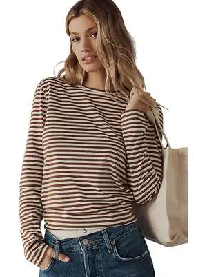 Kule KULE The Modern Long Tee Brown