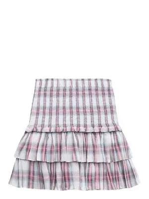 MARANT ETOILE Naomi Mini Skirt - Ecru/pink