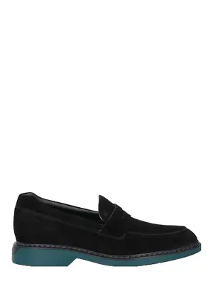 Hogan Leather Penny Loafers - Black