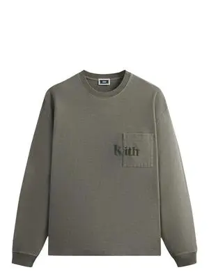 Kith Long-sleeve Quinn Tee 'haze - Green