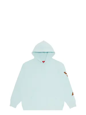 Supreme Hearts Arc Hooded Sweatshirt - Blue | Editorialist