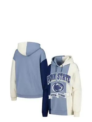 GAMEDAY COUTURE Penn State Nittany Lions Hall Of Fame Colorblock Hoodie - Navy