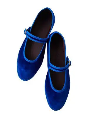FLABELUS Happy Place Mary Janes Blue