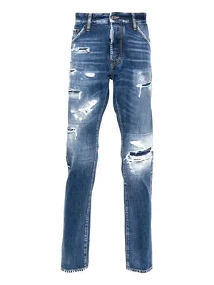 Dsquared2 Cool Guy Distressed Jeans - Blue