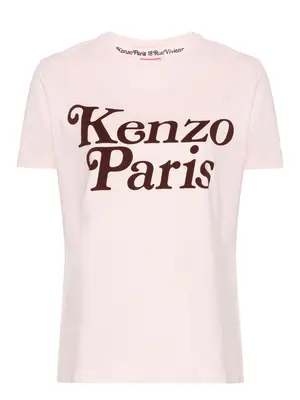 Kenzo X Verdy Logo-print Cotton T-shirt - Pink