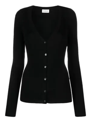 P.A.R.O.S.H P.A.R.O.S.H. V-Neck Ribbed Cardigan