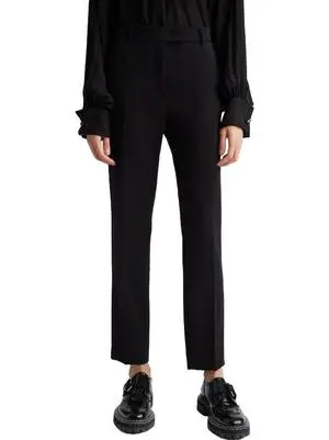 MAX MARA STUDIO Jerta Cady Straight Leg Trousers - Black