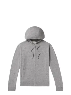 MR P. Mr P. Wool And Cashmere-Blend Zip-Up Hoodie