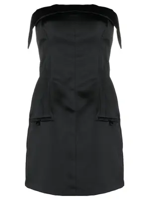 Philosophy Di Lorenzo Serafini Strapless Mini Dress - Black