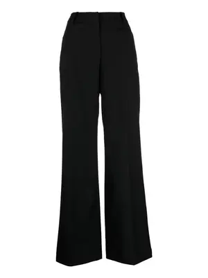 Christopher Esber High-rise Wide-leg Trousers - Black