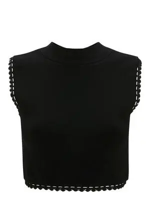 VICTORIA BECKHAM Victoria Beckham VB Body Scalloped Tank Top