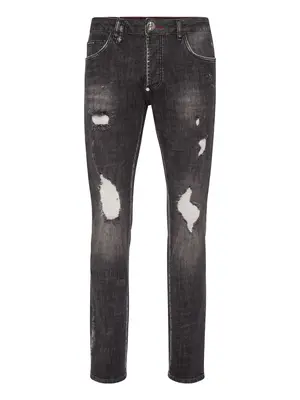 Philipp Plein Straight-leg Jeans - Black