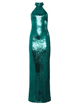 Retrofete Cora Sequin-embellished Maxi Dress - Green