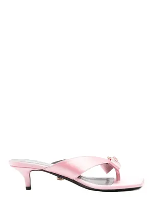 Versace Ribbon 45mm Sandals - Pink