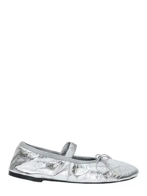 Proenza Schouler Glove Leather Ballerinas - Silver