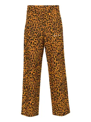 Palm Angels Cheetah-print Track Pants - Orange