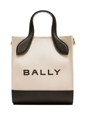 Bally Bar Logo-print Tote Bag - White