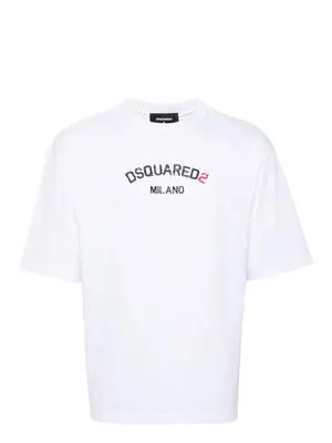 Dsquared2 Logo-print Cotton T-shirt - White