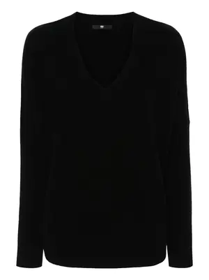 Max & Moi Stella Cashmere Pullover - Black